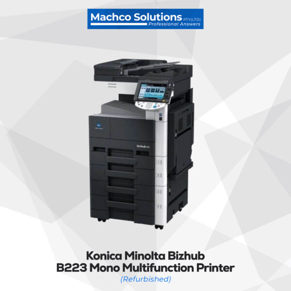 Konica Minolta Bizhub B223 Mono Multifunction Printer – Refurbished ...